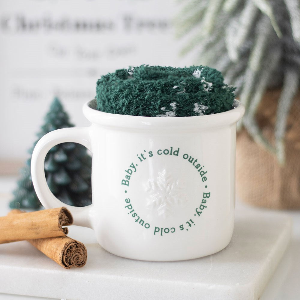 Baby It's Cold Outside Mug and Socks Set – Bigplantlad