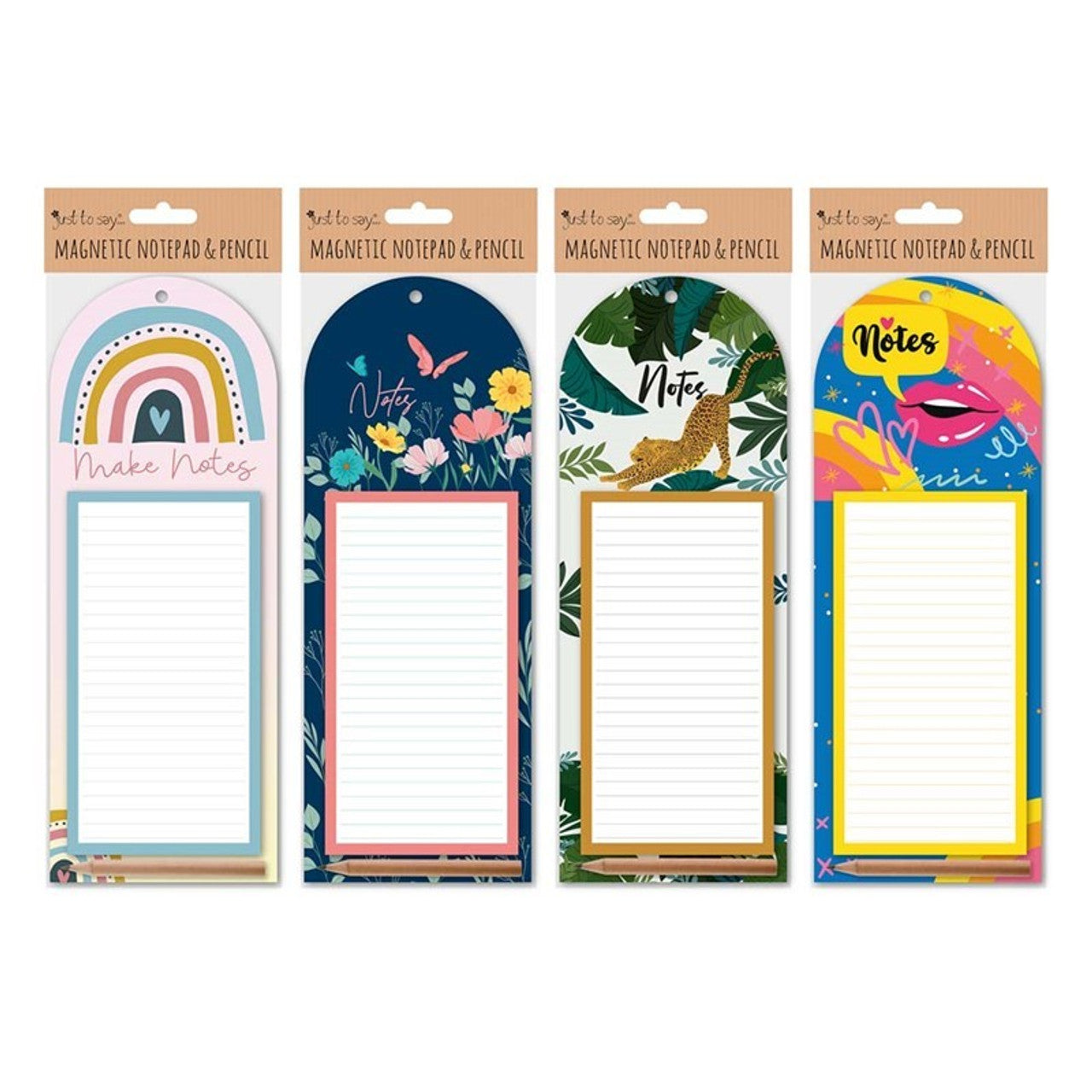 Magnetic Notepad & Pencil (Assorted Designs) – Bigplantlad